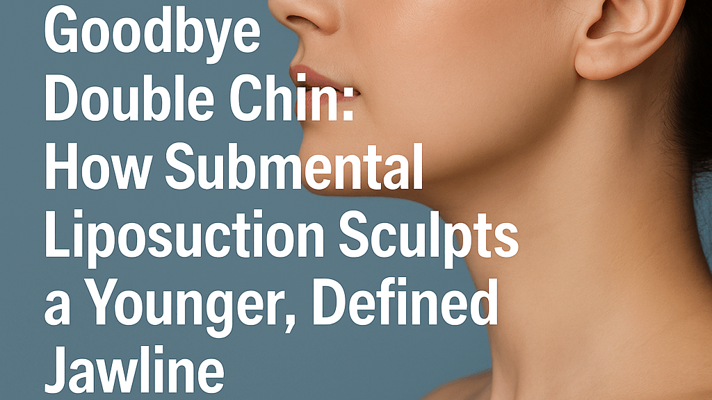 Say Goodbye to Your Double Chin: Your Guide to Submental Liposuction